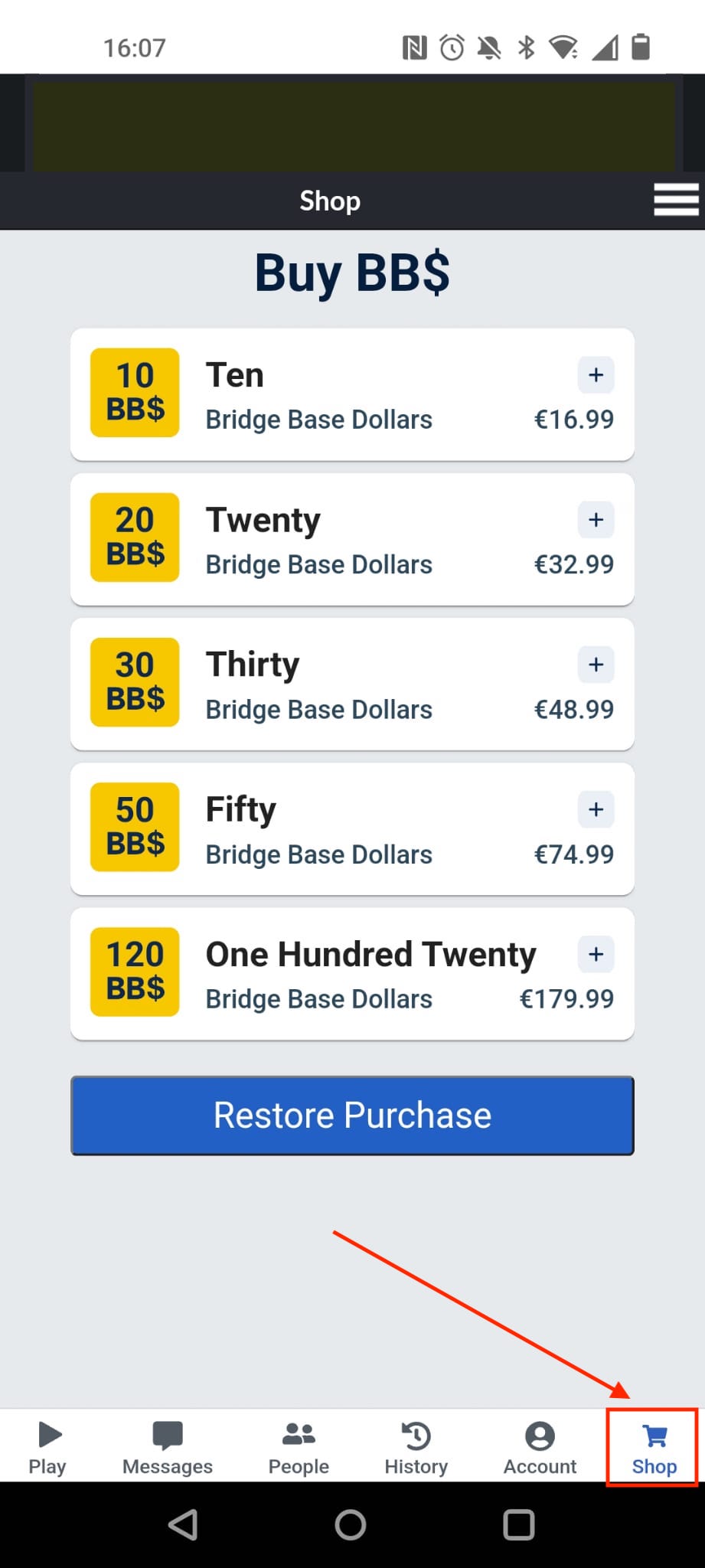 How to buy BB$ on BBO