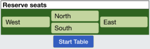 Practice Bidding Table