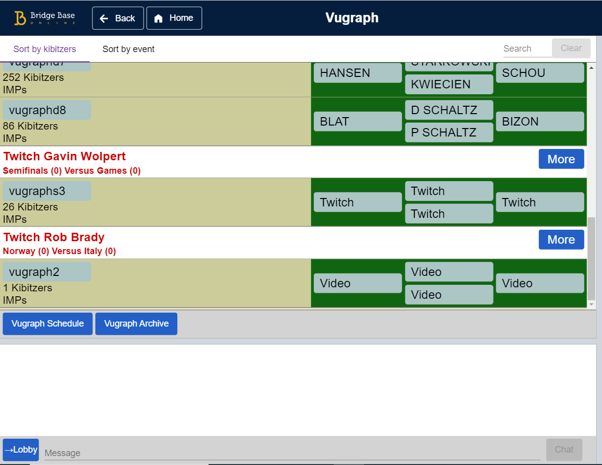 Streamers Take Vugraph to the Next Level